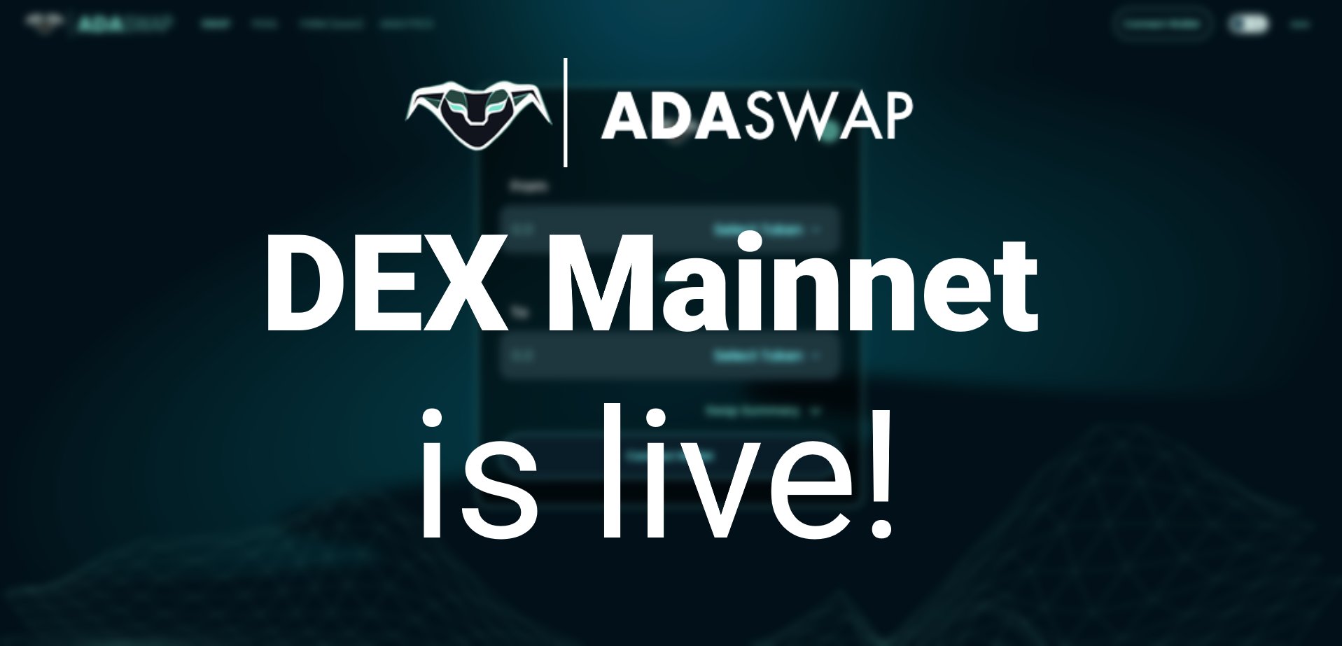 カルダノのAdaSwapがメインネットで稼動開始 – SIPO：Cardano ADA SITION Stake Pool