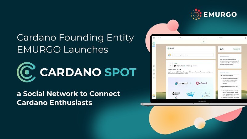 Cardano Spotを正式発表：EMURGO Media – SIPO：Cardano ADA SITION Stake Pool
