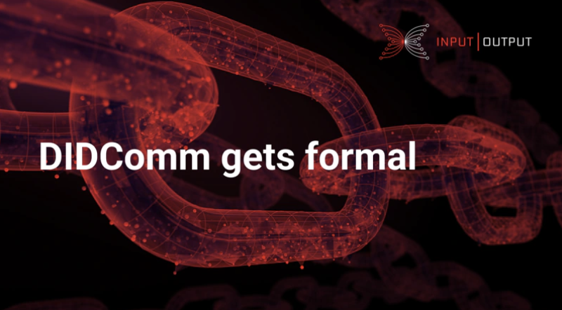 IOGブログ：DIDCommが形式化される – SIPO：Cardano ADA SITION Stake Pool